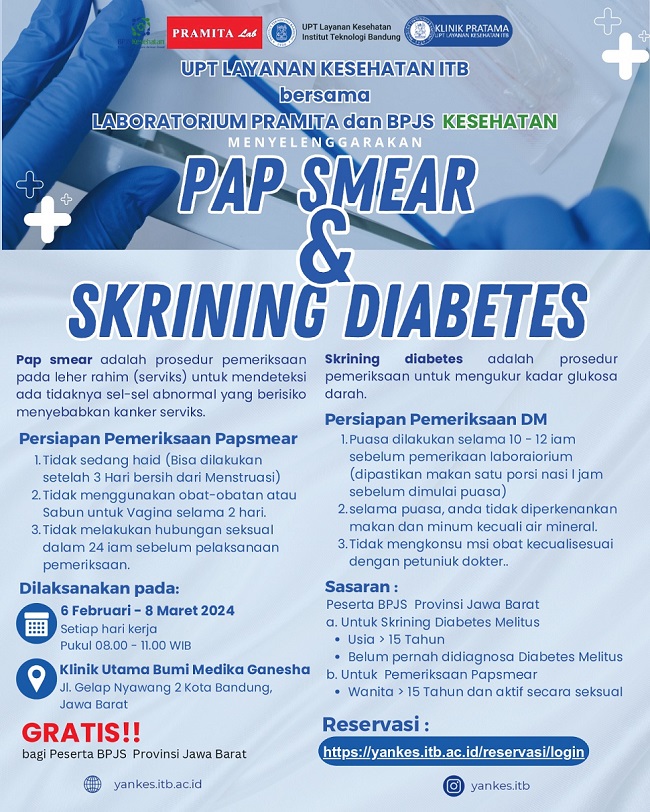 Reservasi Online UPT Layanan Kesehatan ITB